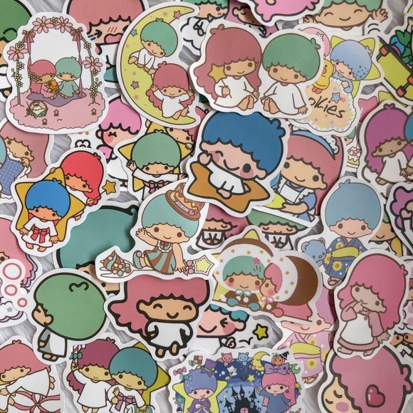 Sanrio | Art | 25 Random Little Twin Star Kiki And Lala Stickers | Poshmark